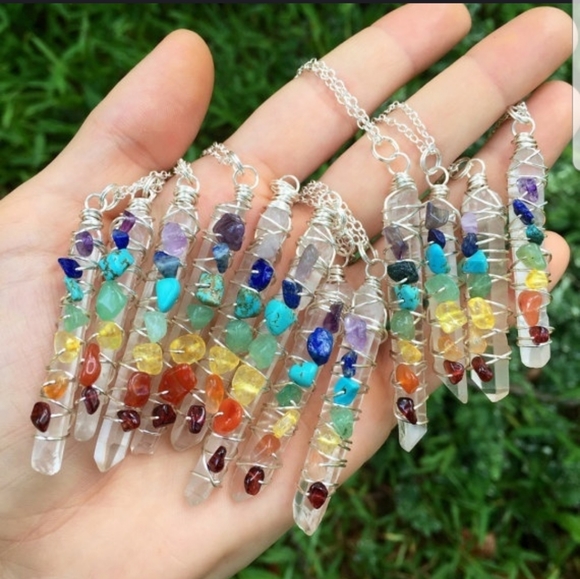 Jewelry | Chakra Balancing Quartz Necklace | Poshmark